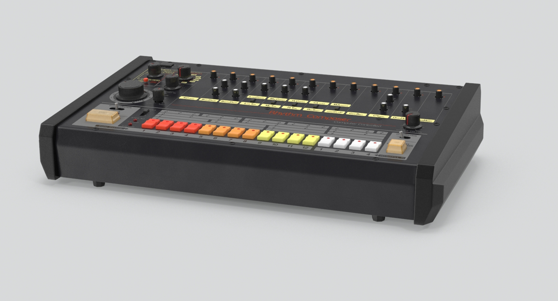 3d Vintage Synth 03 Model