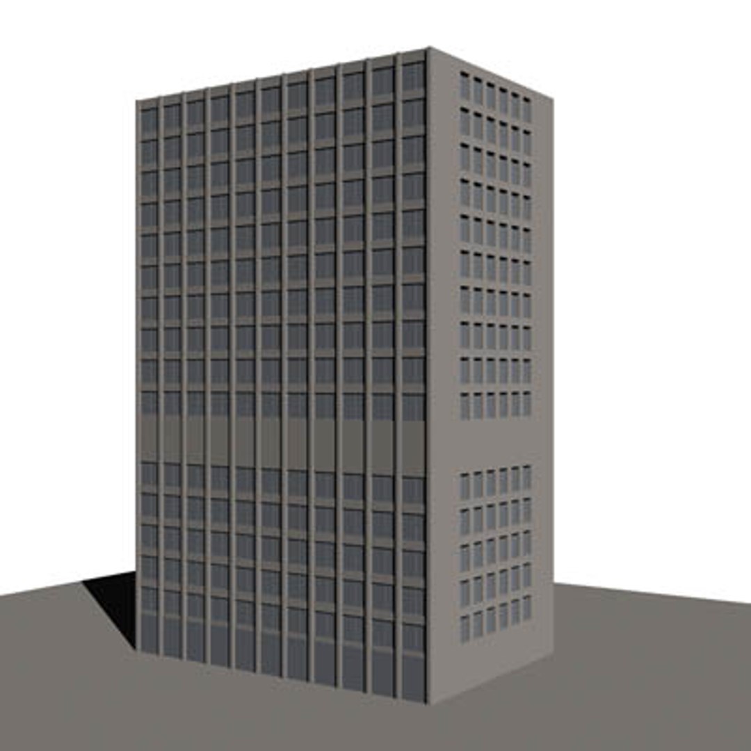 Office Building 3d Dxf