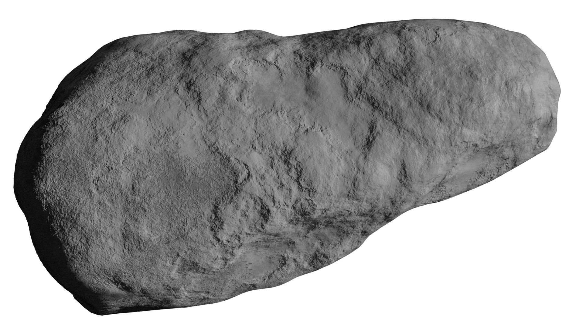 Halleys Comet Nucleus 3D Model - TurboSquid 2312236