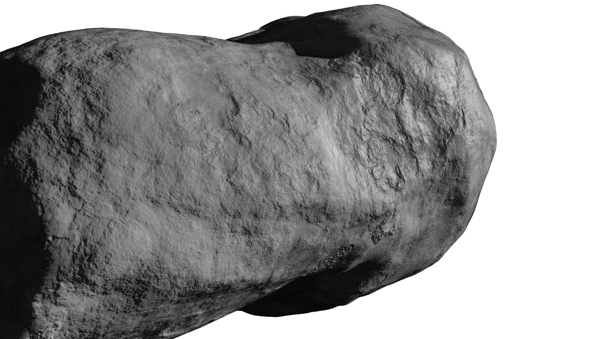 Halleys Comet Nucleus 3D Model - TurboSquid 2312236