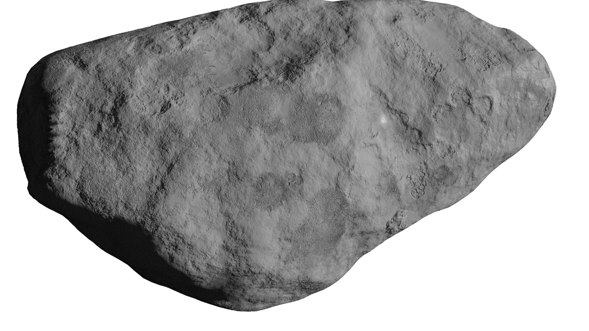 Halleys Comet Nucleus 3D Model - TurboSquid 2312236