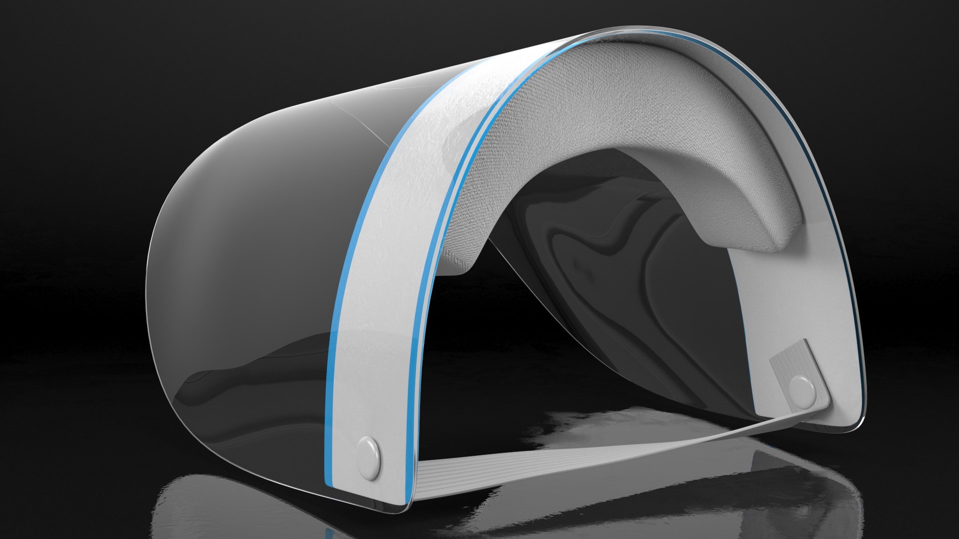 Clear Face Shield Visor 3D Model - TurboSquid 1832846