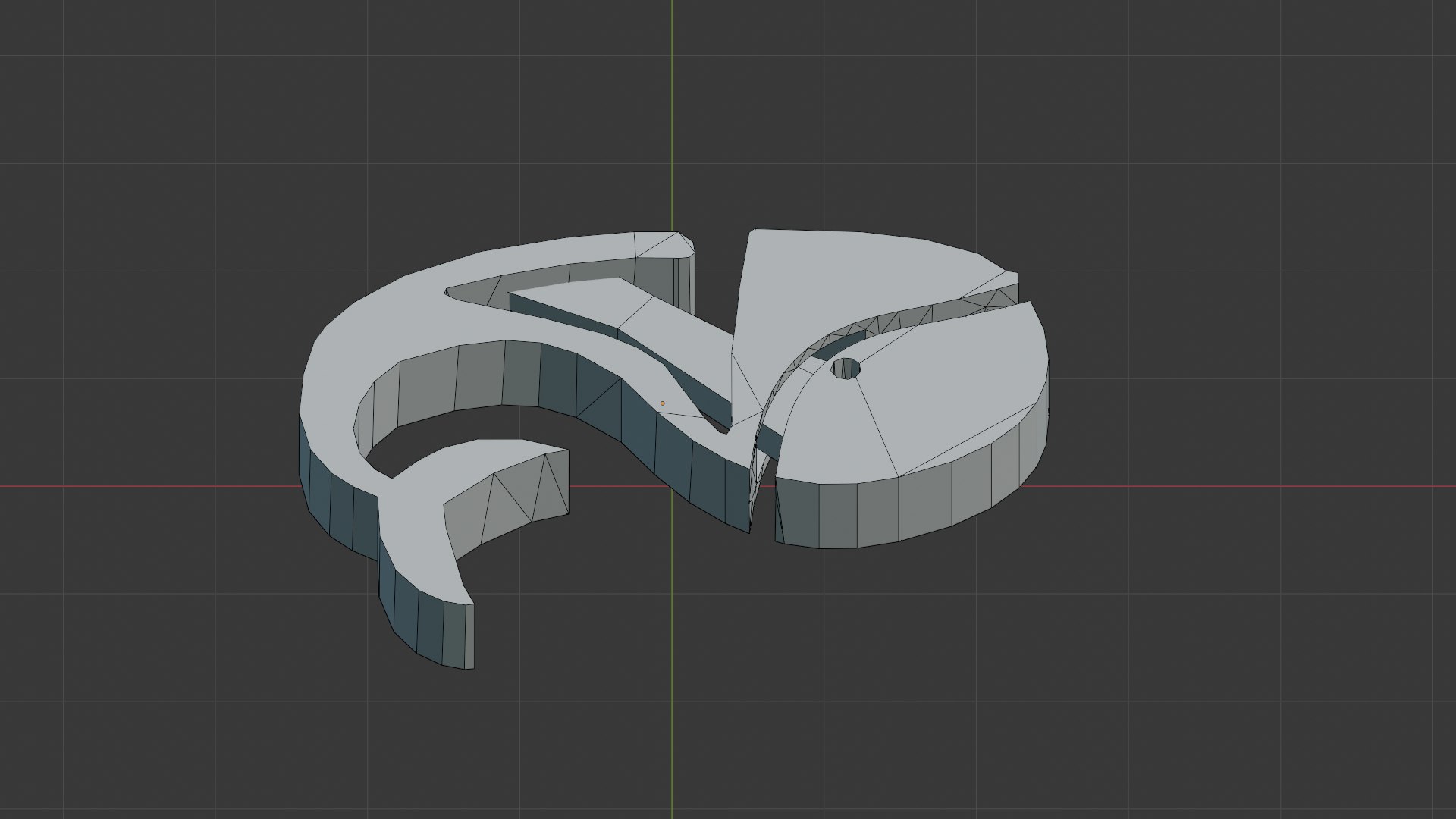 Whale-shaped Tongs Model - TurboSquid 2215653