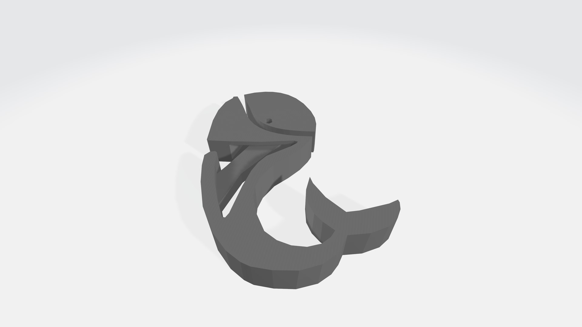 Whale-shaped Tongs Model - TurboSquid 2215653