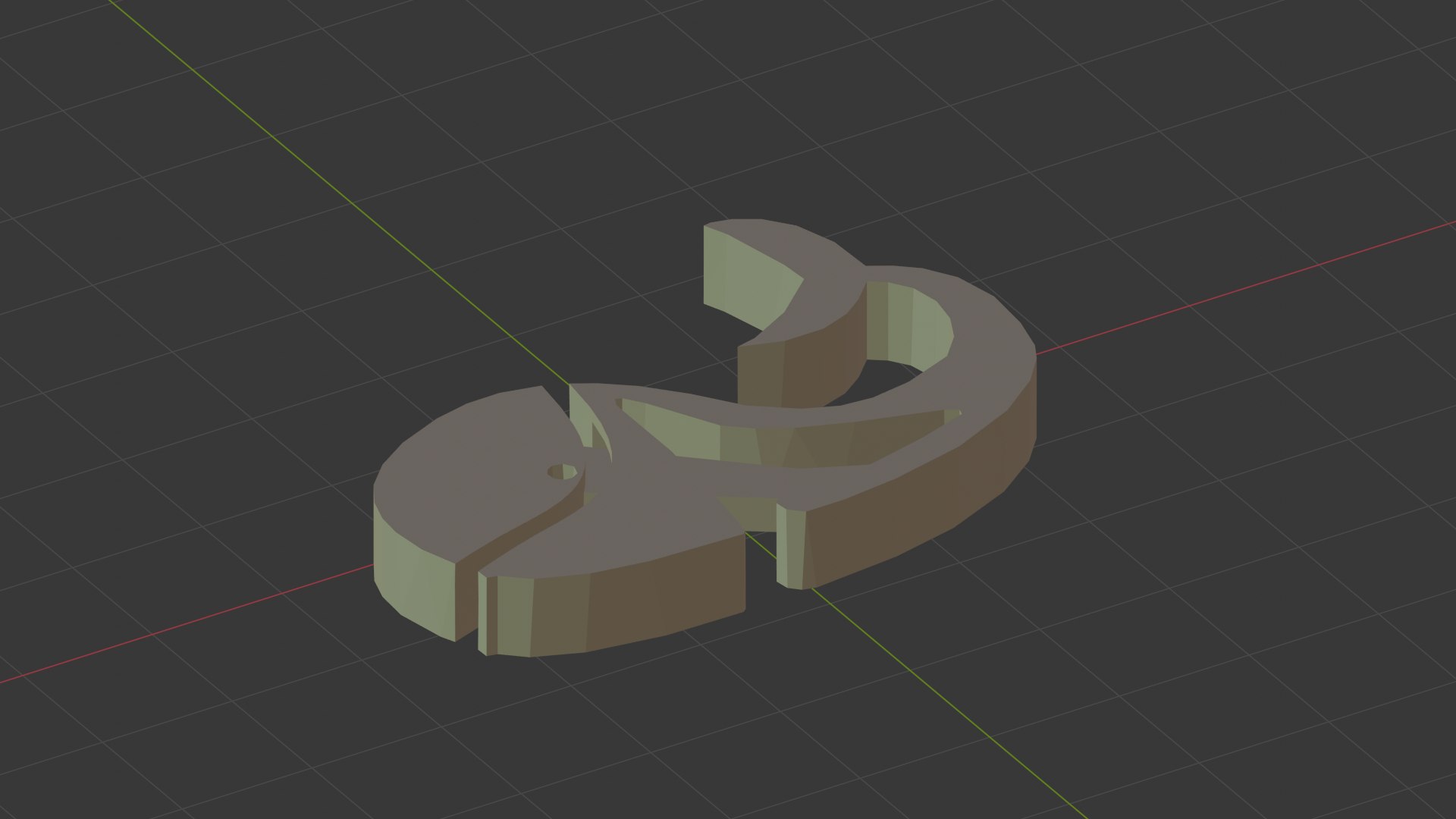 Whale-shaped Tongs Model - TurboSquid 2215653