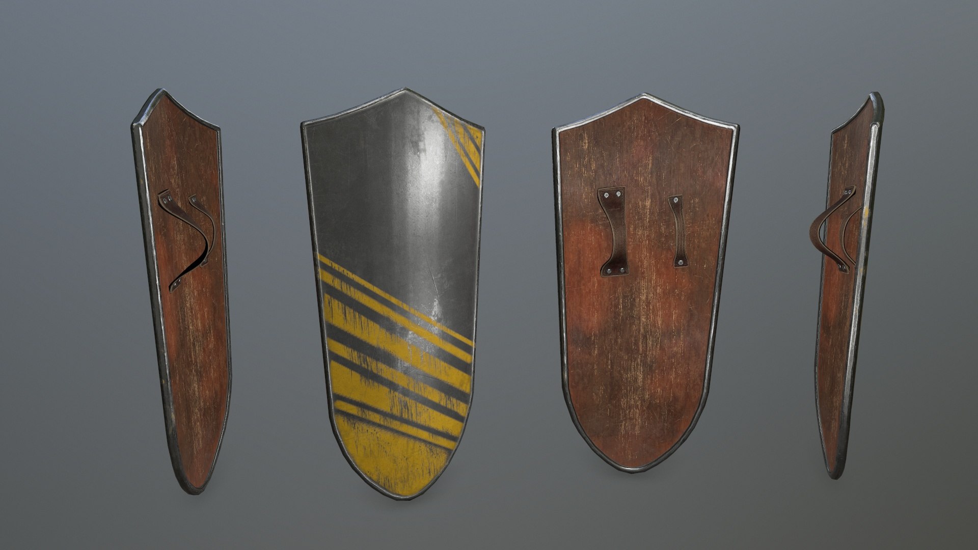 3D shield model - TurboSquid 1576393