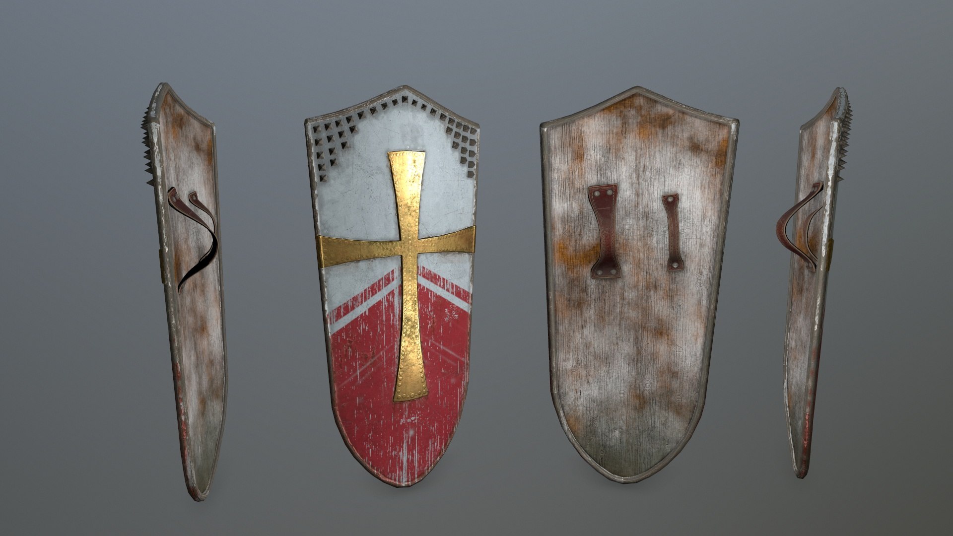 3D shield model - TurboSquid 1576393