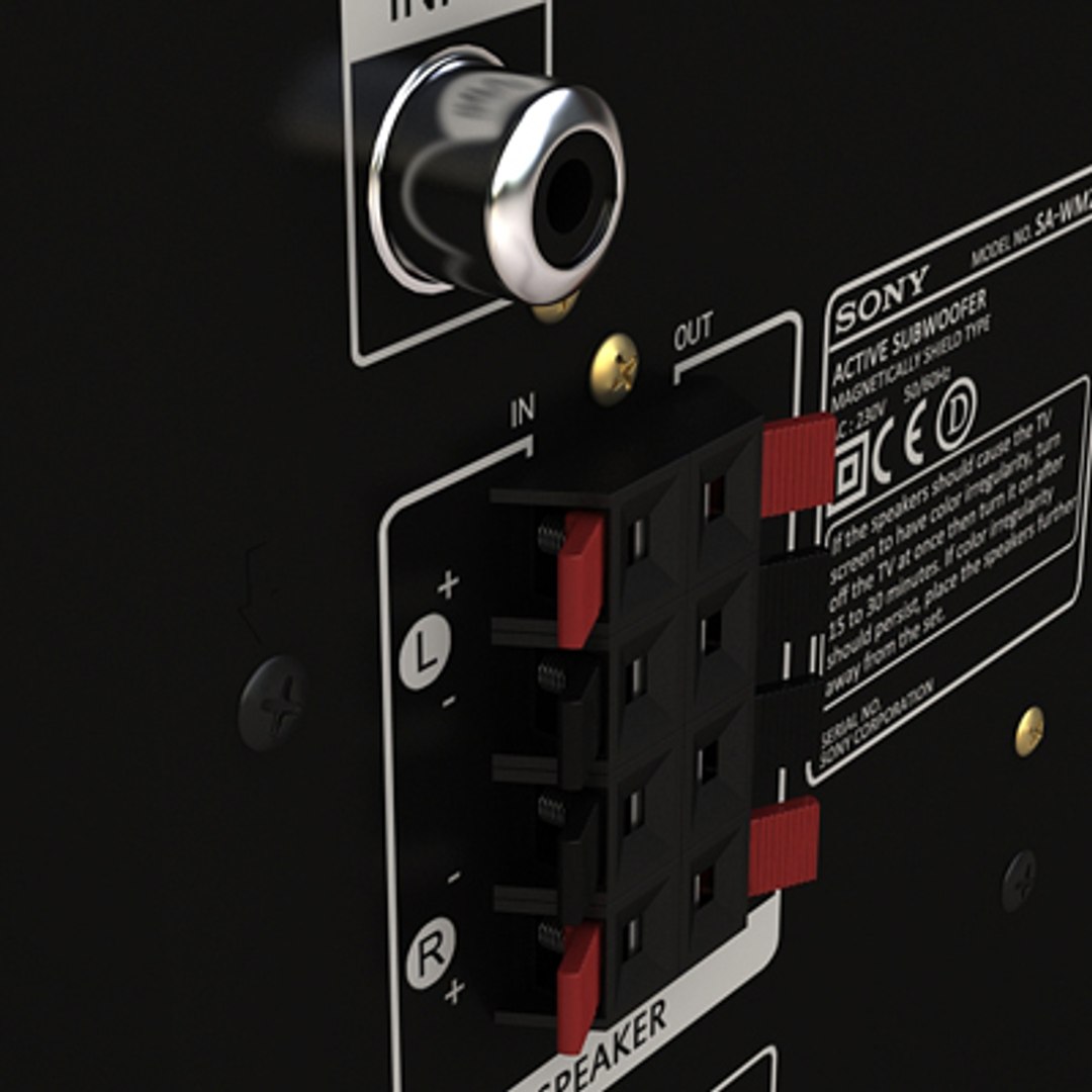 3d sony subwoofer model