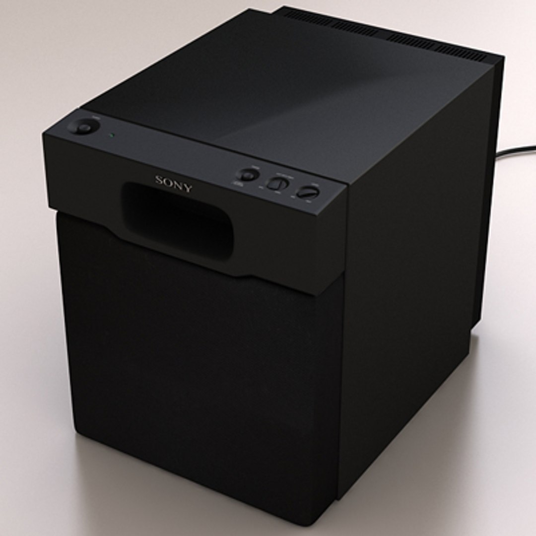 3d sony subwoofer model