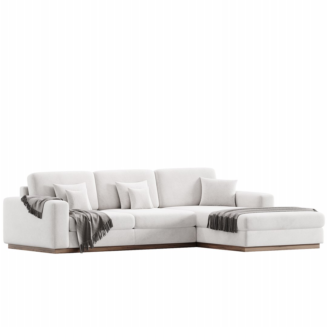 Sepia 4 seater Sofa By Bolia 3D model - TurboSquid 2163079