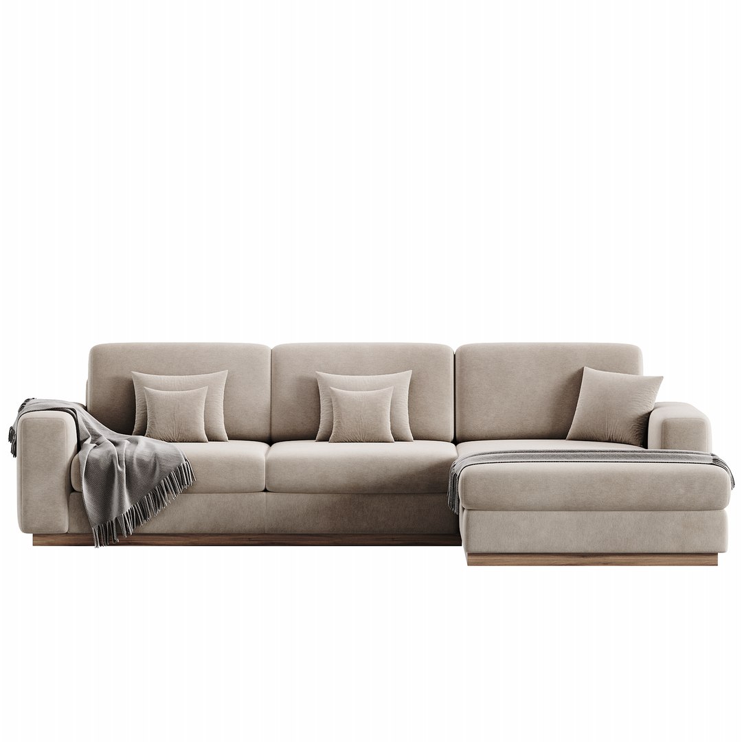 Sepia 4 seater Sofa By Bolia 3D model - TurboSquid 2163079