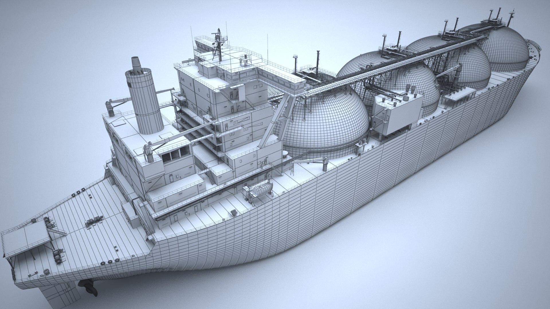 3D LNG Tanker Ship Arctic Discoverer model - TurboSquid 2037527