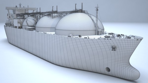 modelo 3d LNG Tanker Ship Arctic Discoverer - TurboSquid 2037527
