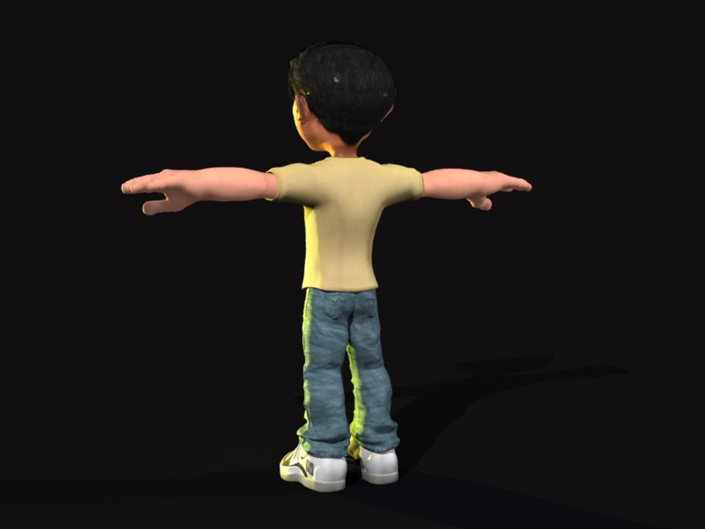 3d Model Asian Man