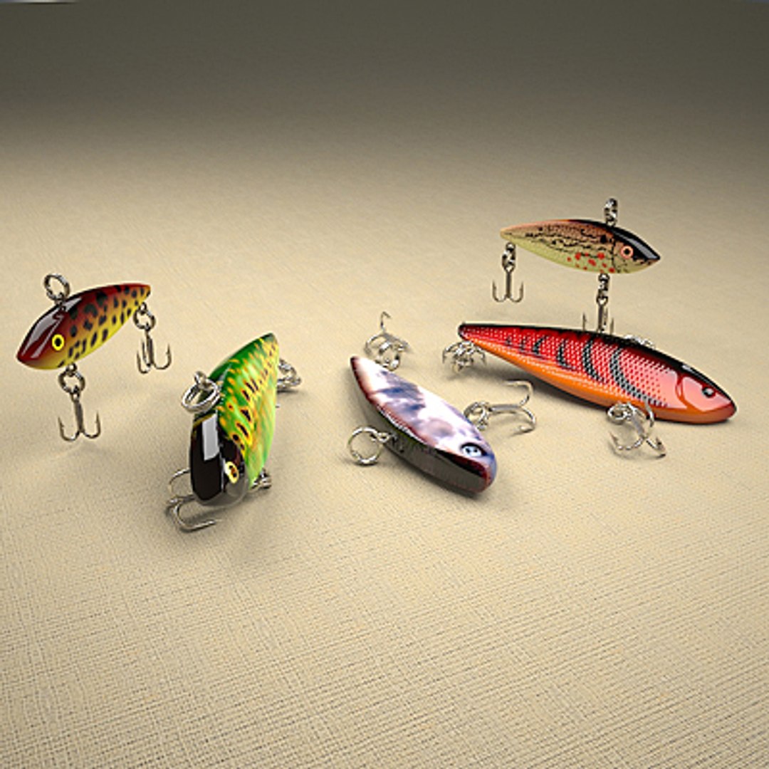 Fishing Lure 3d Model