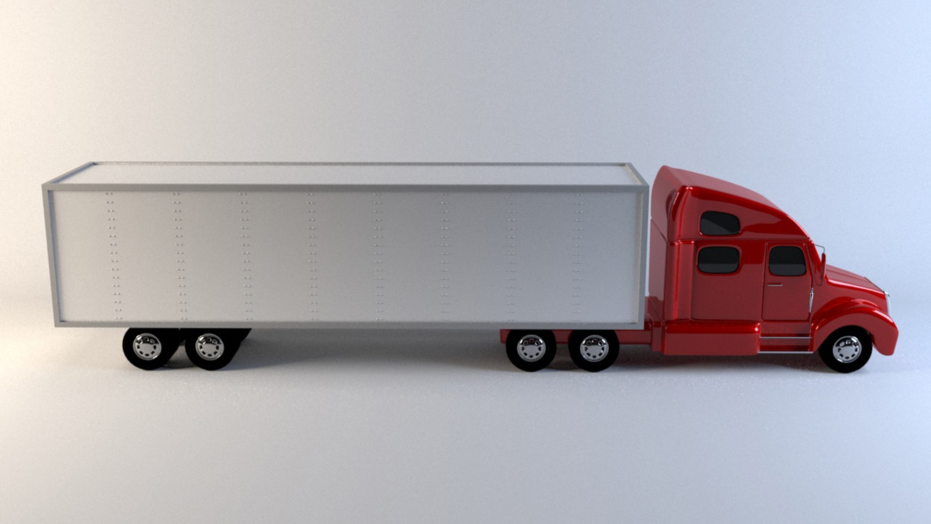 3D Model Truck Trailer - TurboSquid 1279569