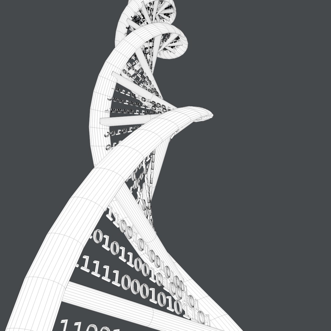 Dna Digits 3d Model