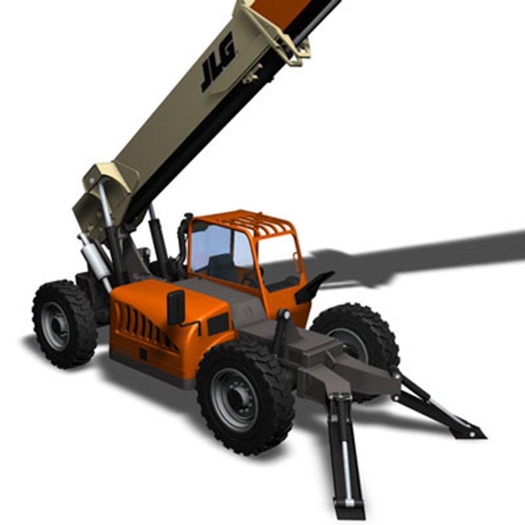 Jlg G12-55a Telehandler Construction 3d Model