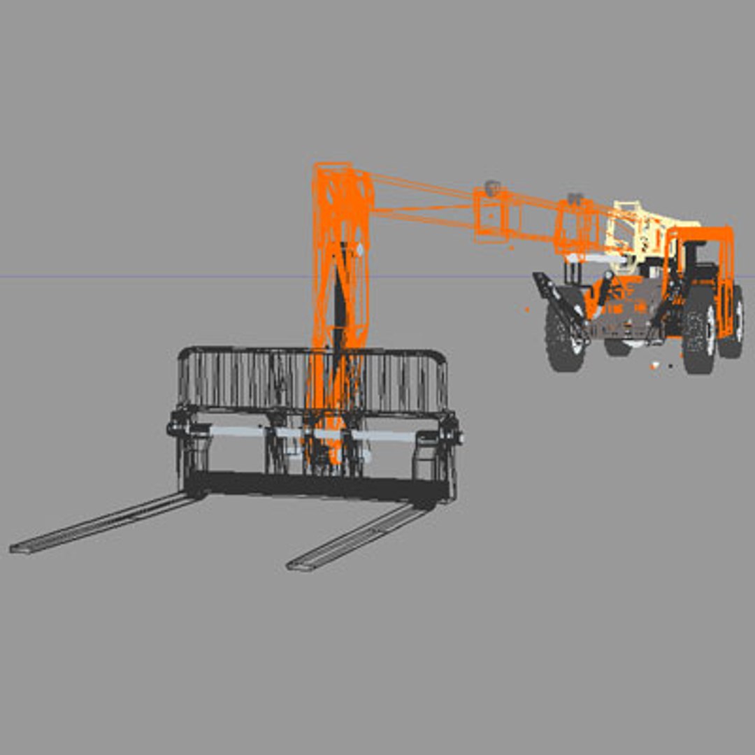 Jlg G12-55a Telehandler Construction 3d Model