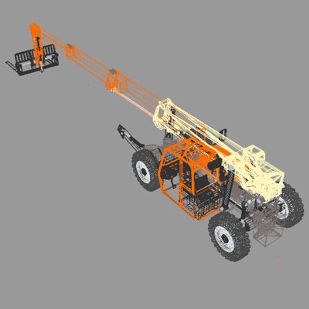 Jlg G12-55a Telehandler Construction 3d Model