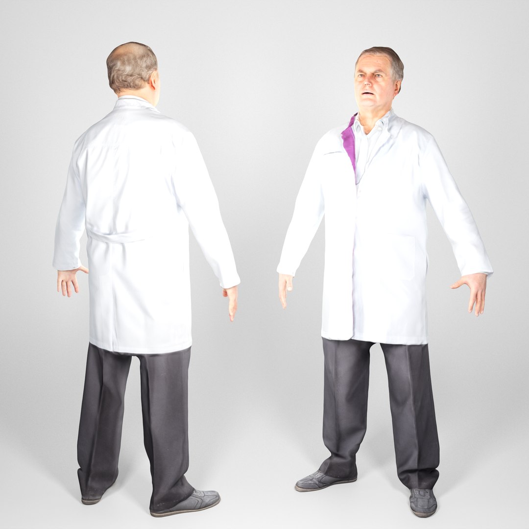 3D Animation Ready Man Uniform - TurboSquid 1586928