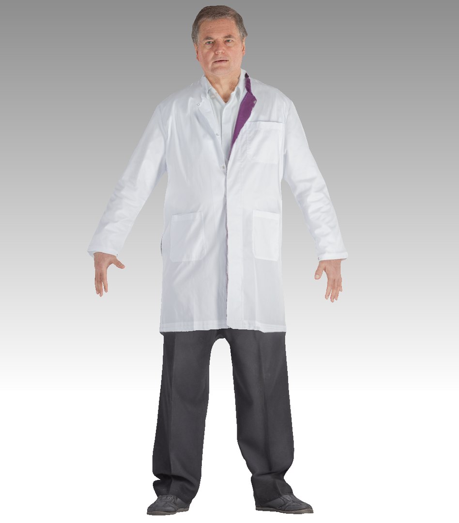 3D Animation Ready Man Uniform - TurboSquid 1586928