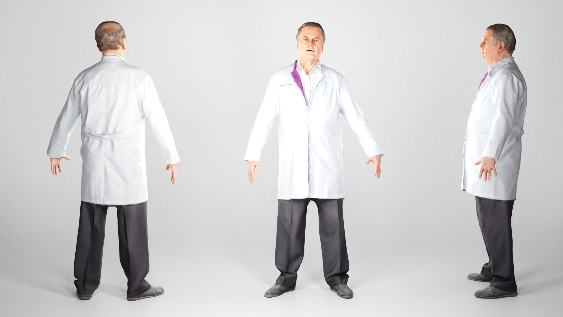 3D Animation Ready Man Uniform - TurboSquid 1586928