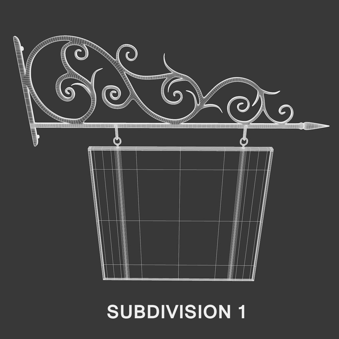 Sign Storefront Store 3D Model - TurboSquid 1240879