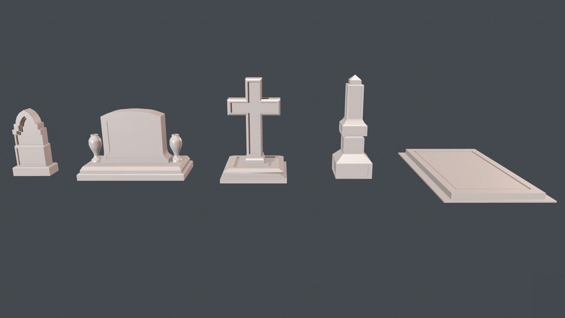 Set 10 Simple Complex 3D Model - TurboSquid 1294543