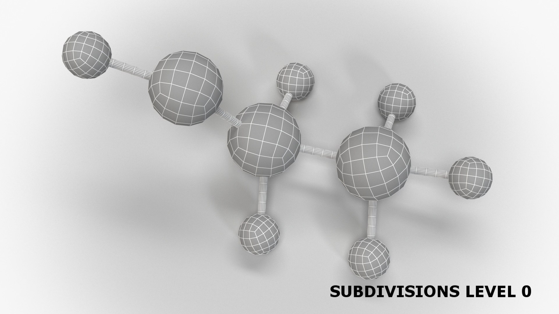 3D Model Ethanol Molecular Model - TurboSquid 1721766