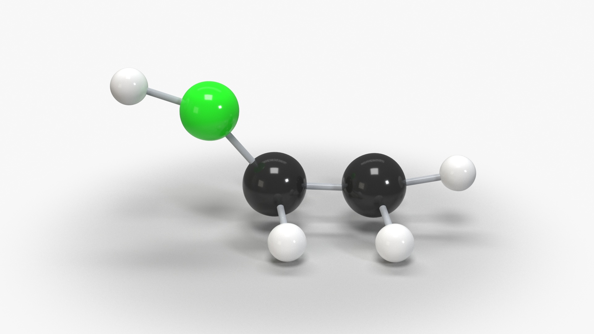 3D model Ethanol Molecular Model - TurboSquid 1721766
