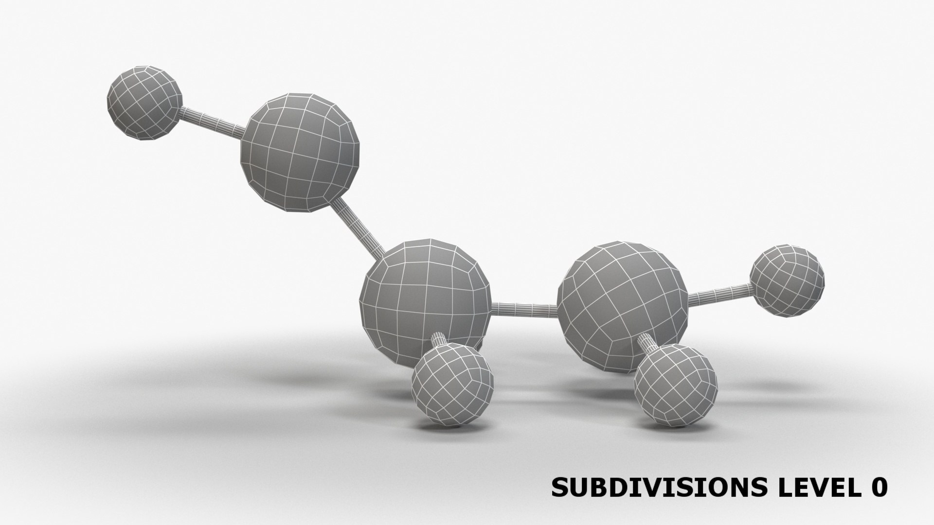 3D Model Ethanol Molecular Model - TurboSquid 1721766