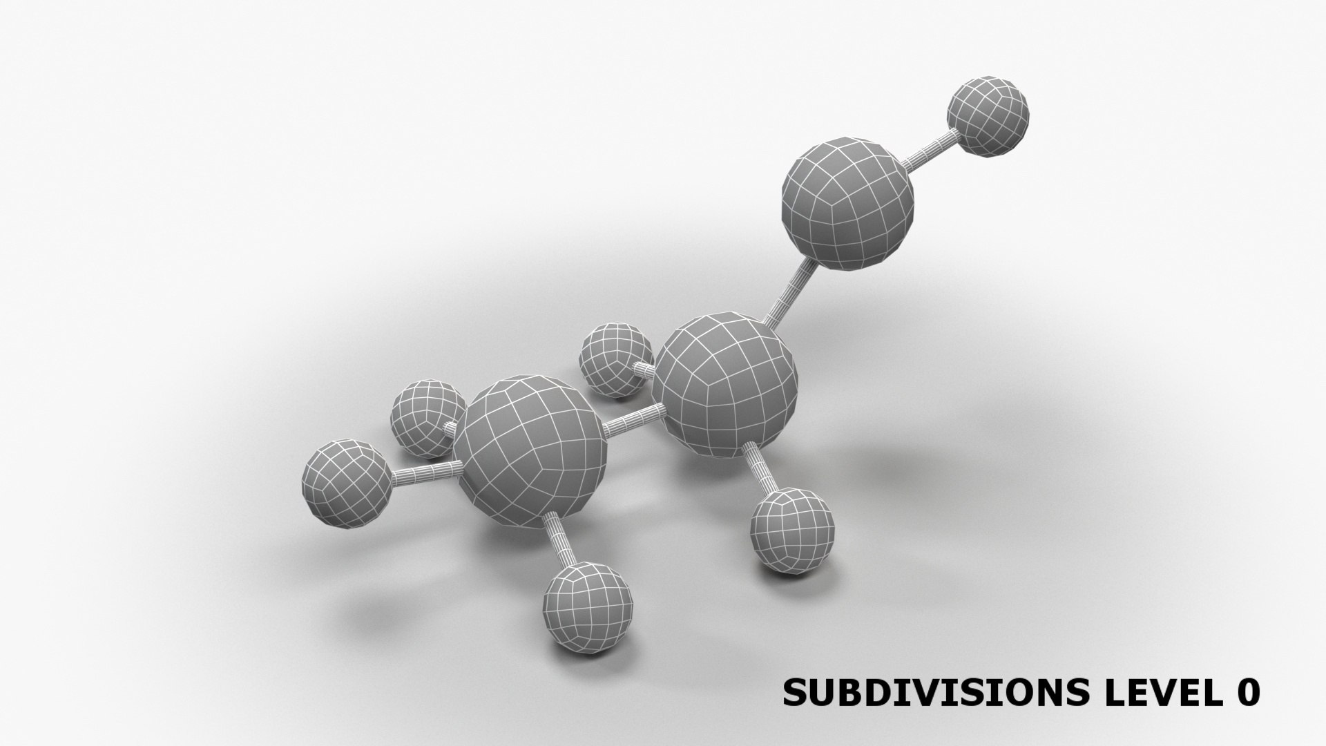 3D Model Ethanol Molecular Model - TurboSquid 1721766