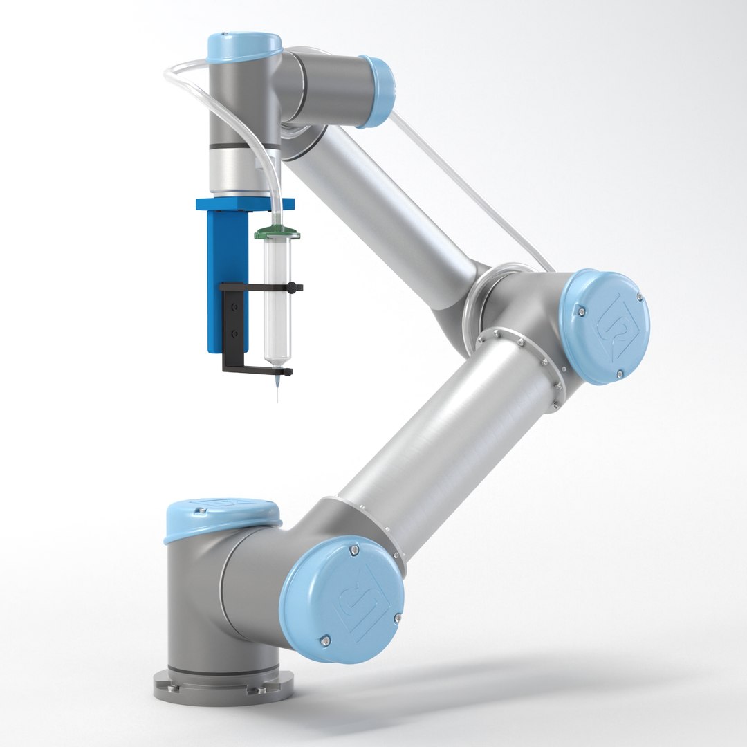 UR10 With Fancort Dispense Kit 3D - TurboSquid 2020831