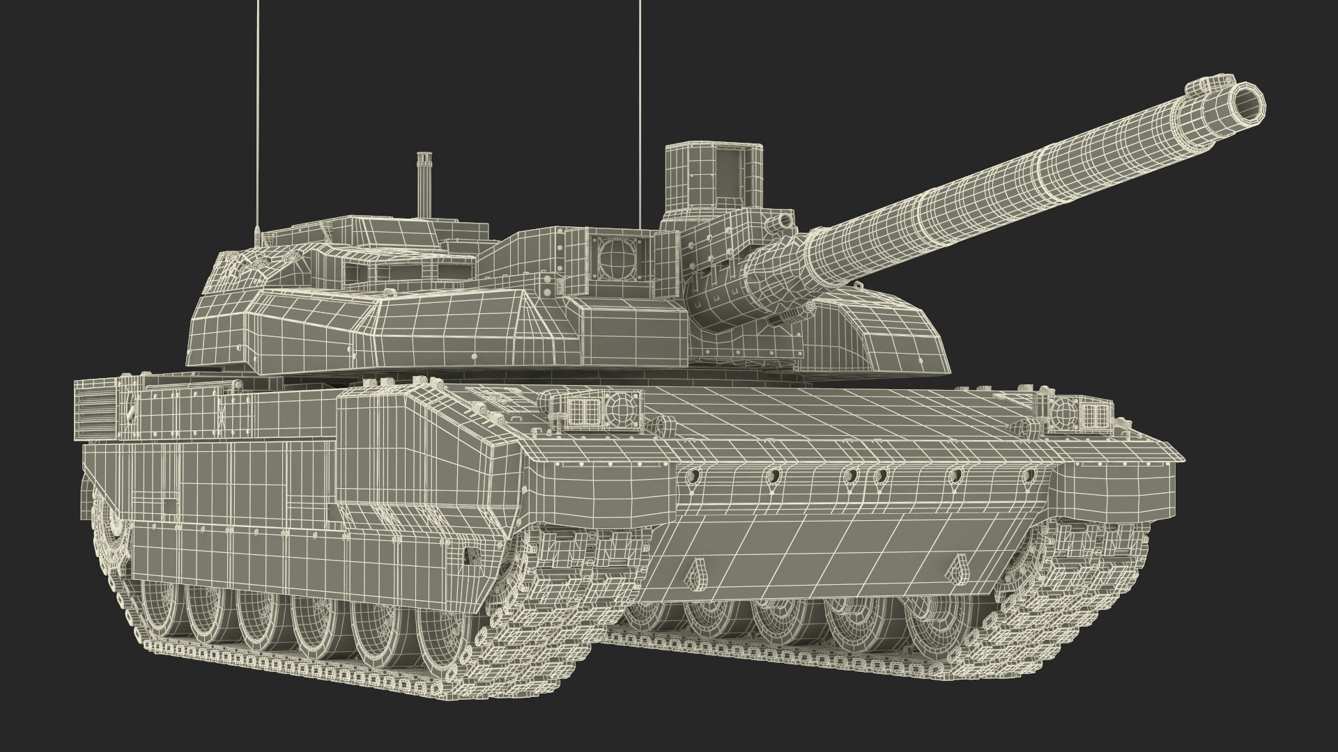 French Army Tank Amx-56 Max