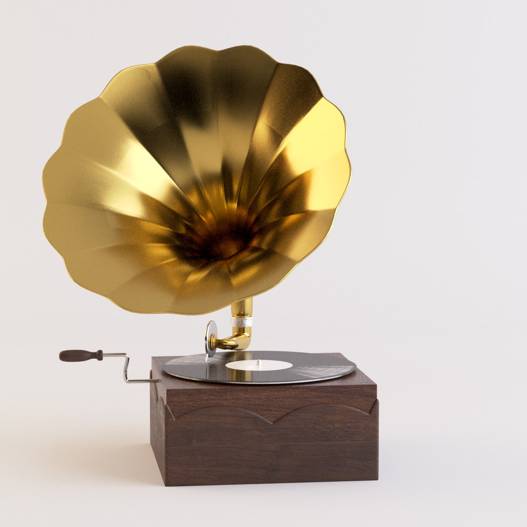 Phonograph Electronics Gramophone 3D Model - TurboSquid 1549339