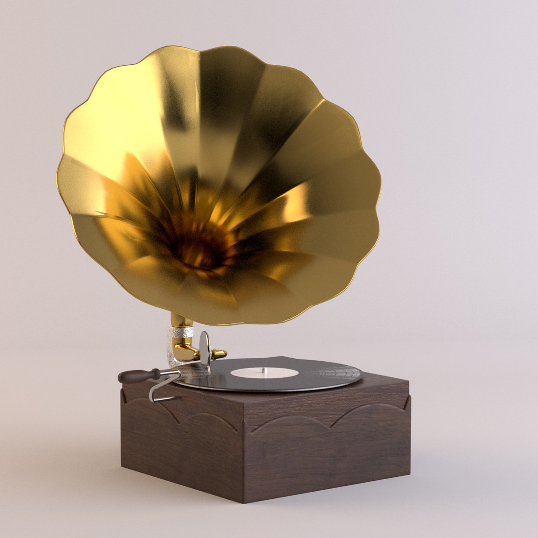 Phonograph Electronics Gramophone 3D Model - TurboSquid 1549339