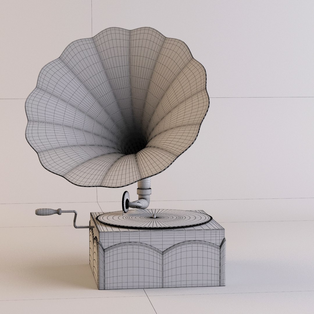 Phonograph Electronics Gramophone 3D Model - TurboSquid 1549339