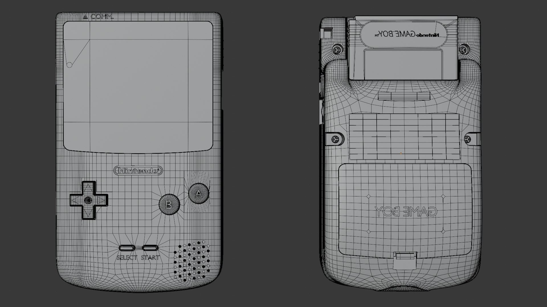 3D Gameboy Color - Blender Model - TurboSquid 2396632
