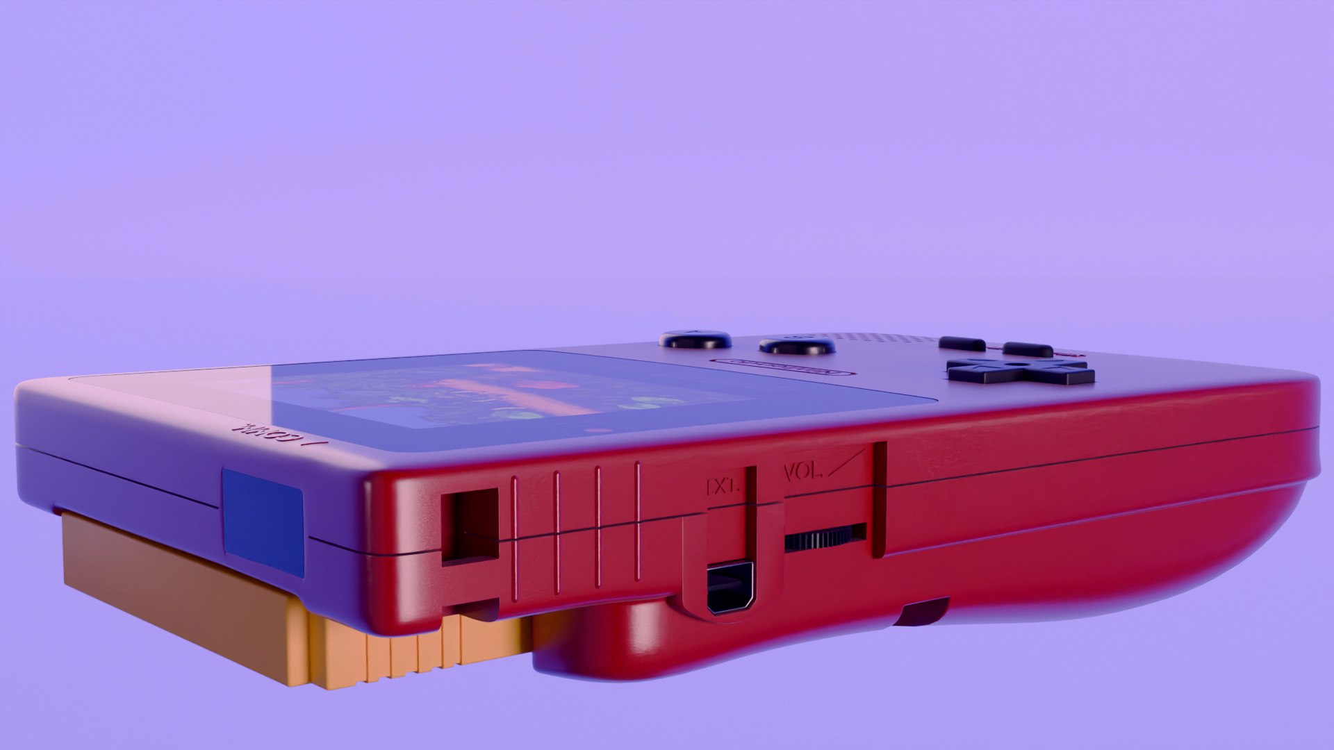 3D Gameboy Color - Blender Model - TurboSquid 2396632