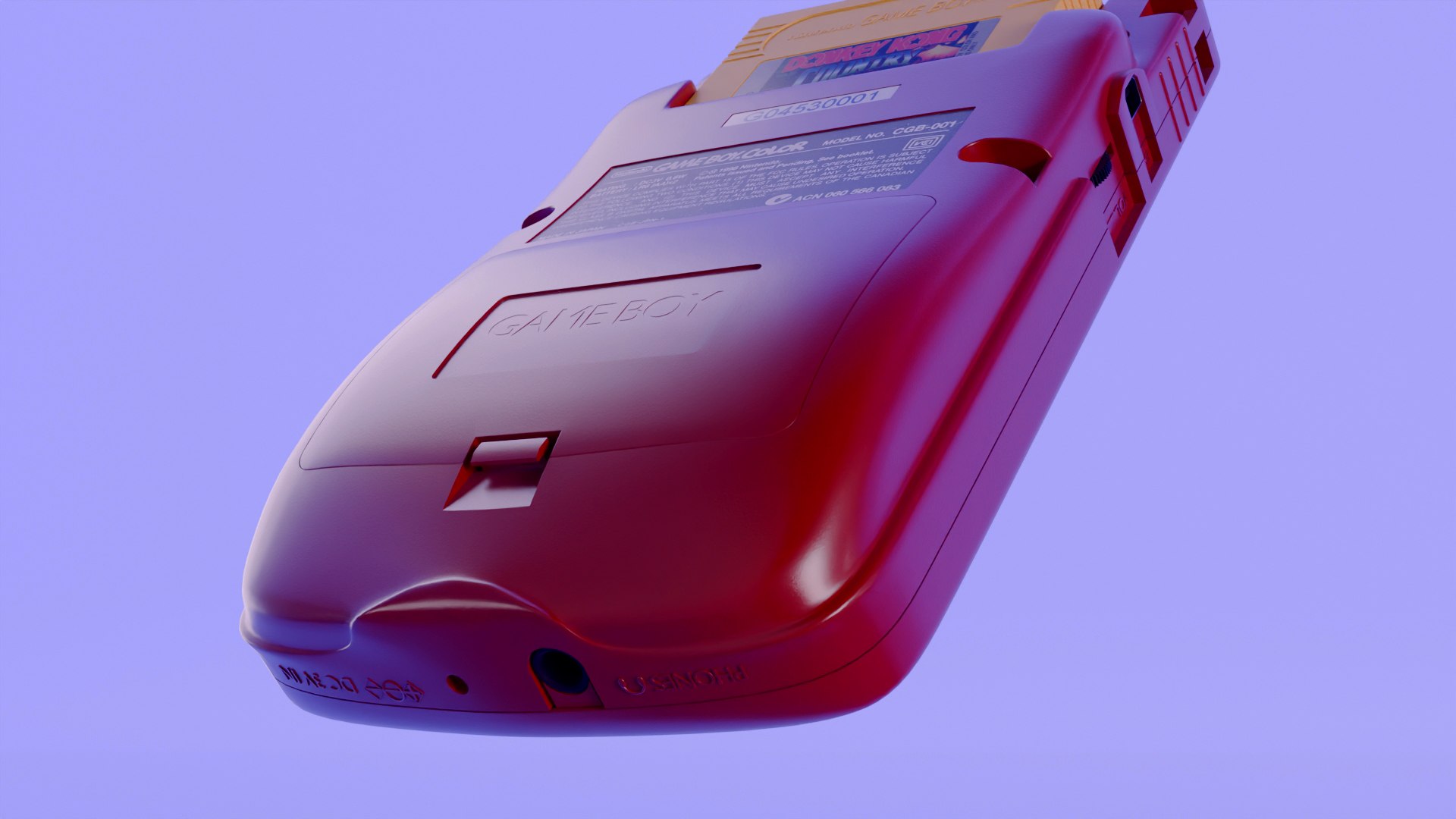 3D Gameboy Color - Blender Model - TurboSquid 2396632