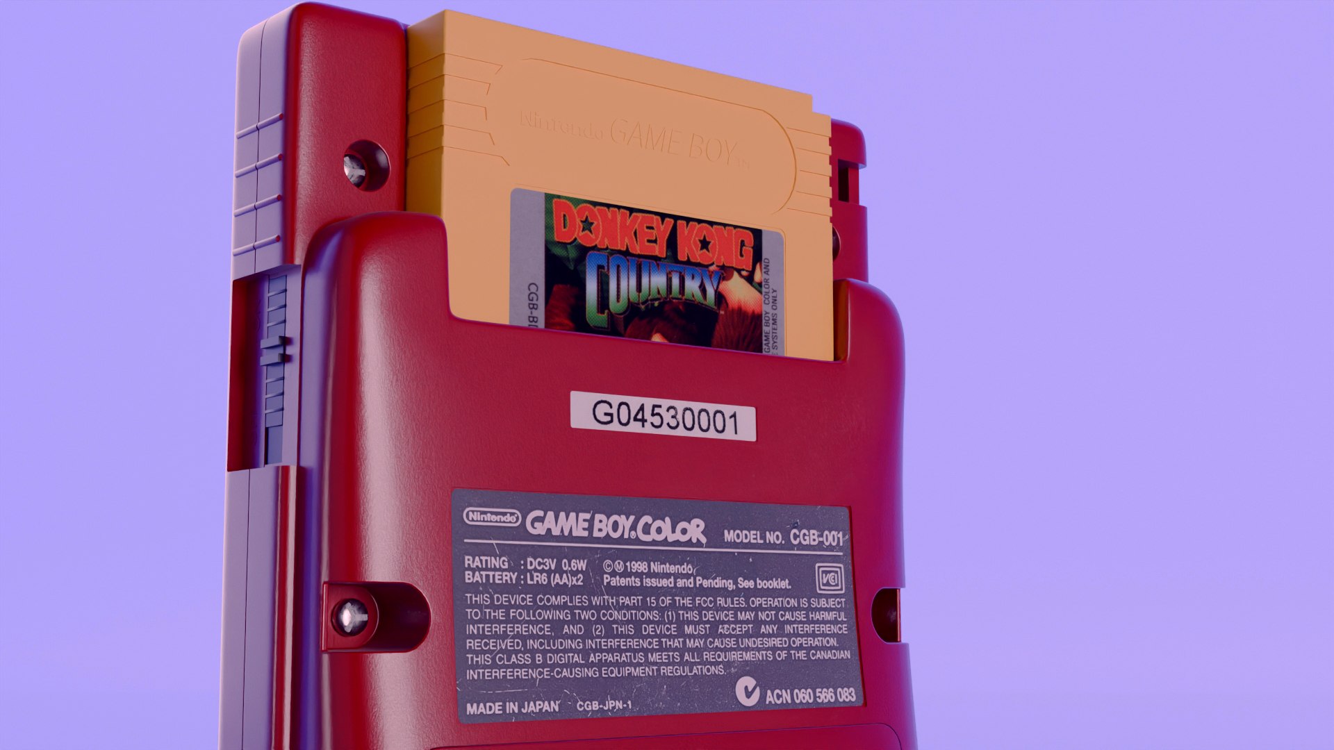 3D Gameboy Color - Blender Model - TurboSquid 2396632