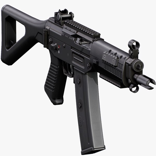 Sig Sg-552 突击步枪 - 移动就绪低聚3D模型 - TurboSquid 2283229