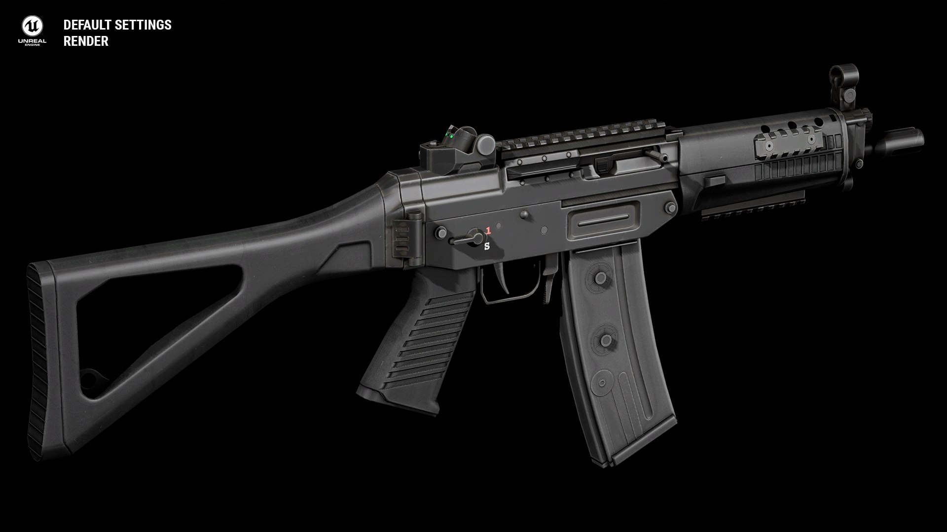 Sig Sg-552 Assault Rifle -Mobile Ready Low Poly 3D Model - TurboSquid 2283229