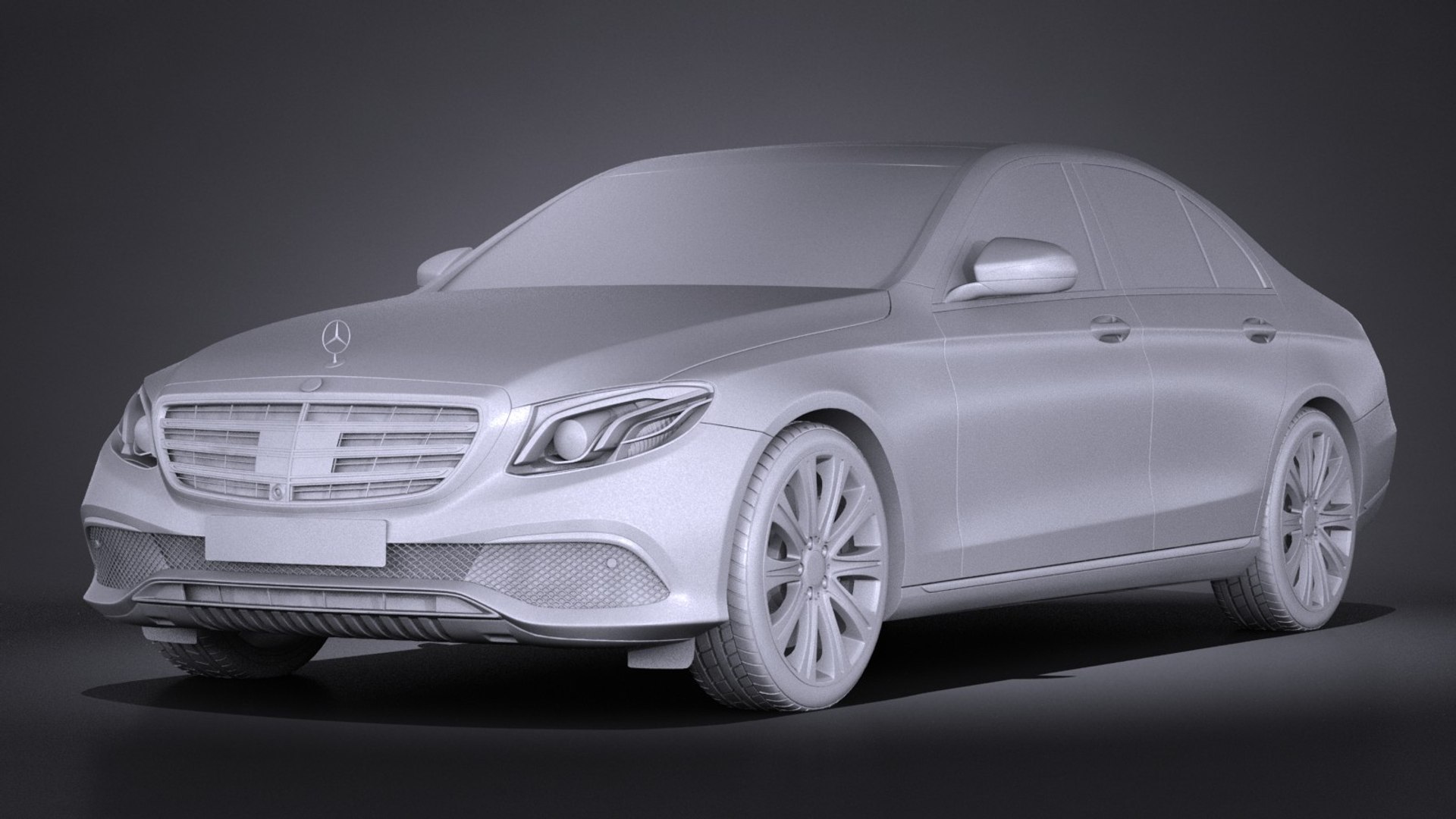 Mercedes E-class 2017 3ds