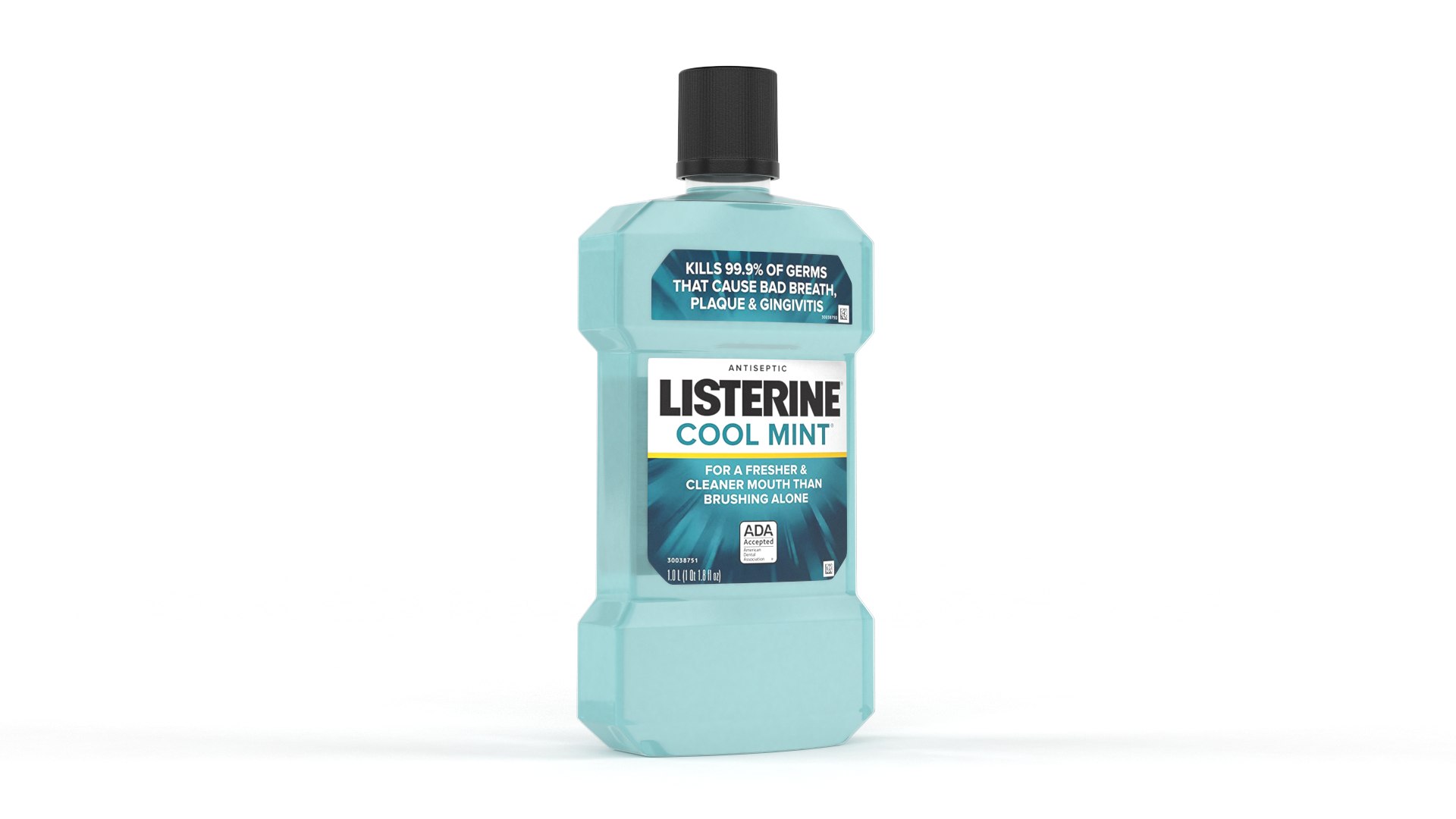 3D Listerine Cool Mint Mouthwash Model - TurboSquid 1813160