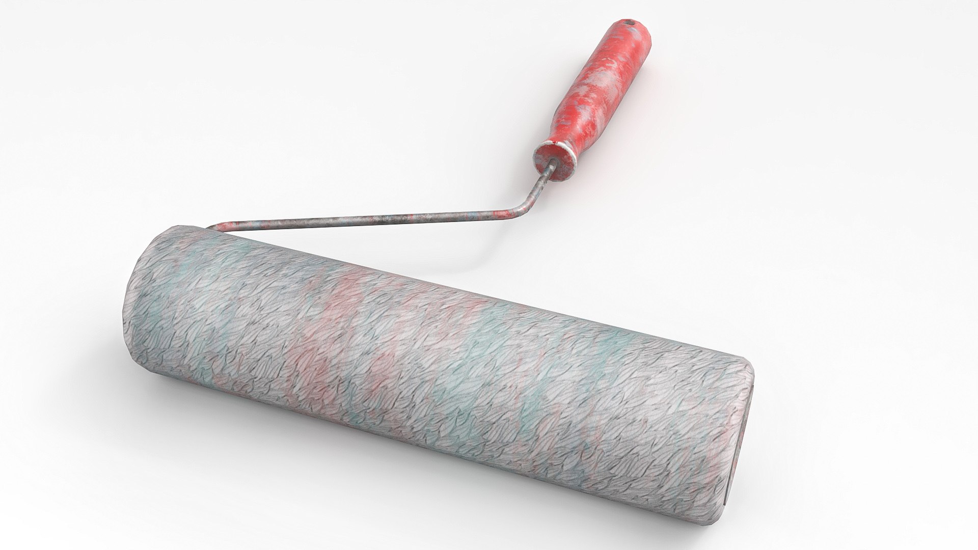 3D Paint Roller Model - TurboSquid 2326542