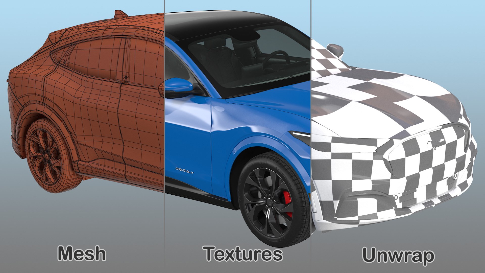 Mustang mach-e 3D - TurboSquid 1521110