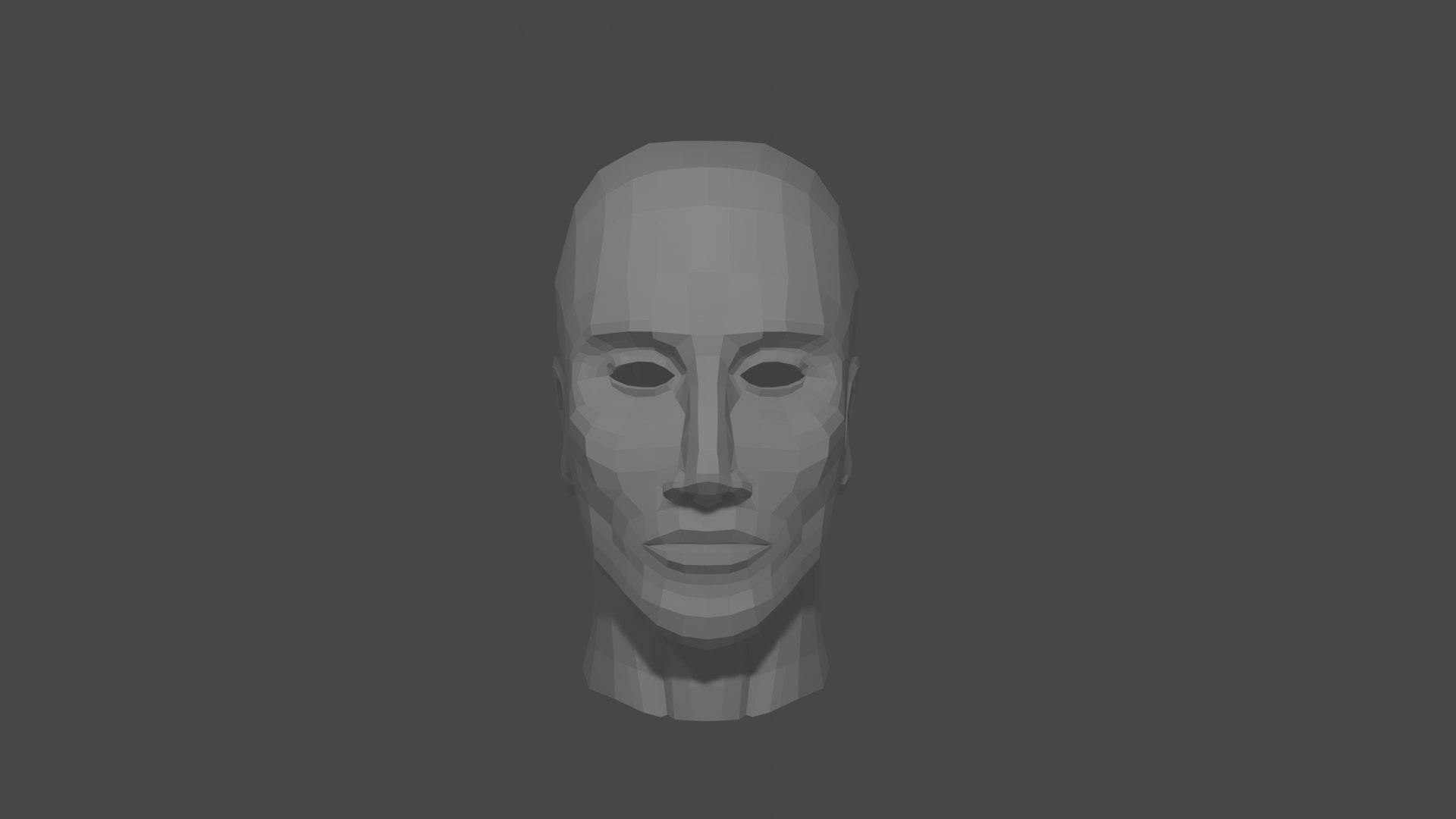 3D Low Poly Head Model - TurboSquid 1966779
