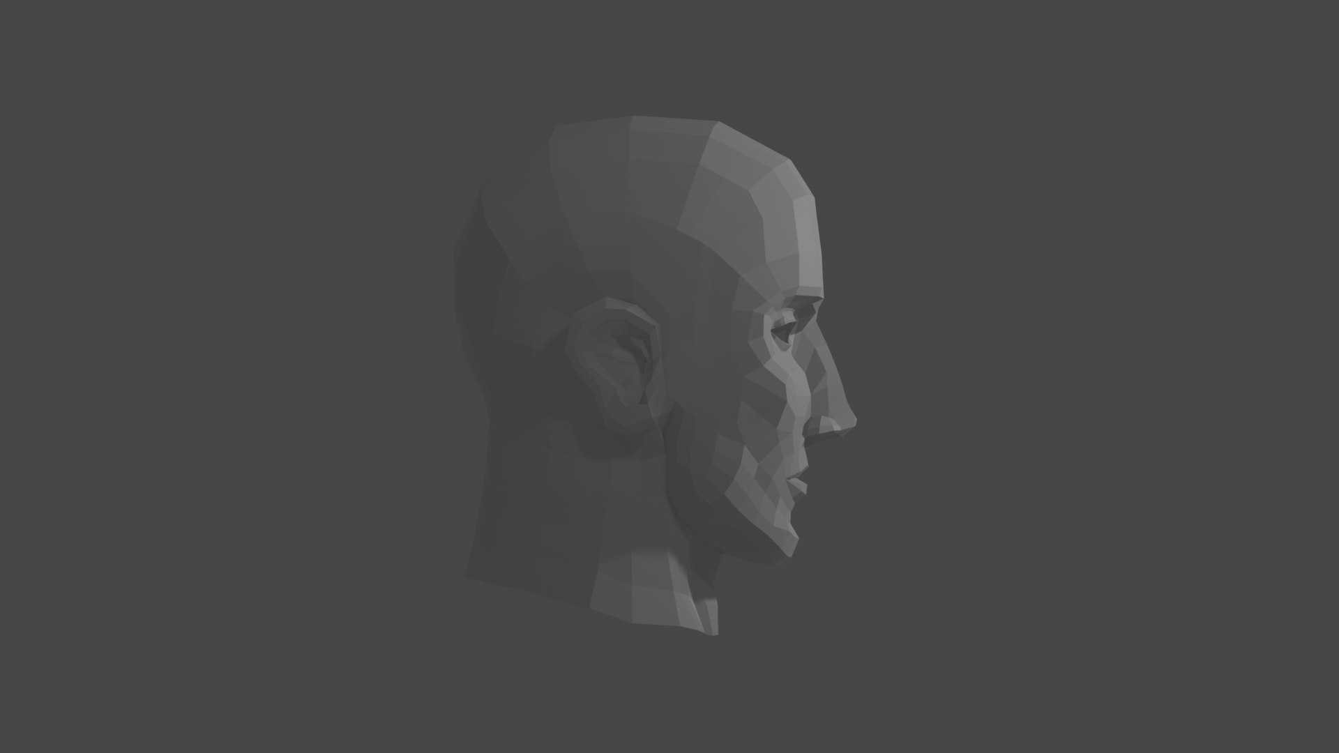 3D Low Poly Head Model - TurboSquid 1966779